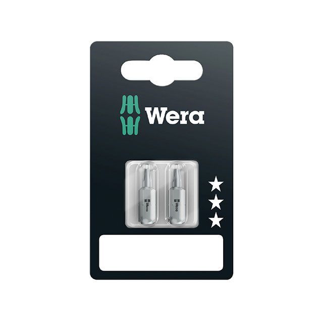 ●メーカー名：ヴェラ / WERA●商品名：135005 2本入 プラスネジ用 ドライバービット 差込6.35mm 刃先サイズPH2 全長25mm●メーカー品番：・135005●JANコード：4013288038456商品の保証は、メーカー...