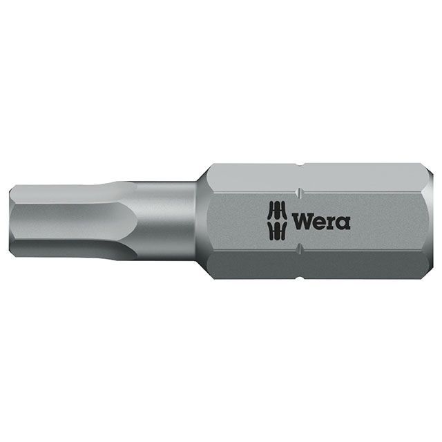 ●メーカー名：ヴェラ / WERA●商品名：135071 六角ソケットネジ用 ヘキサゴンドライバービット インチサイズ 差込6.35mm 刃先サイズ5/64inch 全長25mm●メーカー品番：・135071●JANコード：40132880...