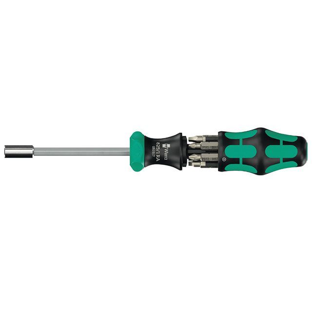●メーカー名：ヴェラ / WERA●商品名：51518 ドライバービットセット ラチェット式 ロングシャンク●メーカー品番：51518●JANコード：4013288233967商品の保証は、メーカー保証書の内容に準じます。ハンドルに内蔵され...