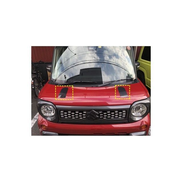 ●メーカー名：ハセプロ / HASEPRO●商品名：アートシートNEO スズキ スペーシアギア MK53S（2017.12〜） ボンネットアクセント ブラック●メーカー品番：MSN-BNASZ1●JANコード：4545403297702商品...