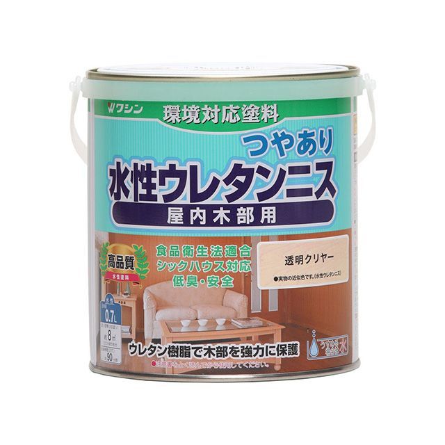 ●メーカー名：和信ペイント / Washi Paint(ワシンペイント)●商品名：＃941701 水性ウレタンニス 0.7L（透明クリヤー）●メーカー品番：＃941701●JANコード：4965405115307商品の保証は、メーカー保証書...