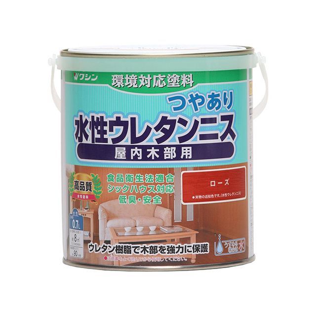 ●メーカー名：和信ペイント / Washi Paint(ワシンペイント)●商品名：＃941707 水性ウレタンニス 0.7L（ローズ）●メーカー品番：＃941707●JANコード：4965405115369商品の保証は、メーカー保証書の内容...