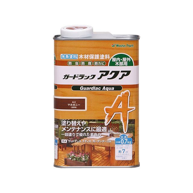 ●メーカー名：和信ペイント / Washi Paint(ワシンペイント)●商品名：＃911484 ガードラックアクア 0.7kg（マホガニー）●メーカー品番：＃911484●JANコード：4965405117936商品の保証は、メーカー保証...
