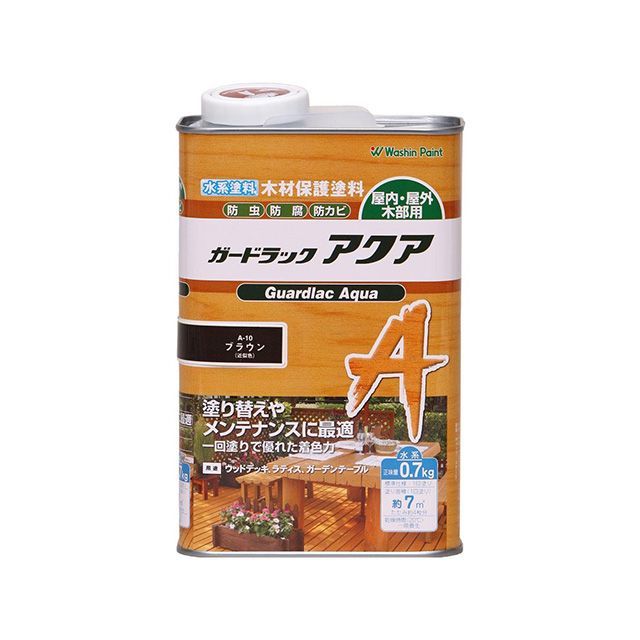 ●メーカー名：和信ペイント / Washi Paint(ワシンペイント)●商品名：＃911490 ガードラックアクア 0.7kg（ブラウン）●メーカー品番：＃911490●JANコード：4965405117998商品の保証は、メーカー保証書...