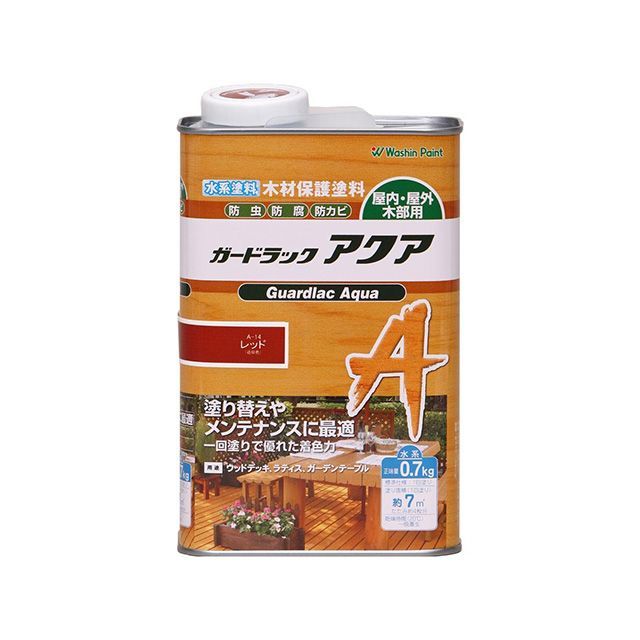 ●メーカー名：和信ペイント / Washi Paint(ワシンペイント)●商品名：＃911494 ガードラックアクア 0.7kg（レッド）●メーカー品番：＃911494●JANコード：4965405118032商品の保証は、メーカー保証書の...