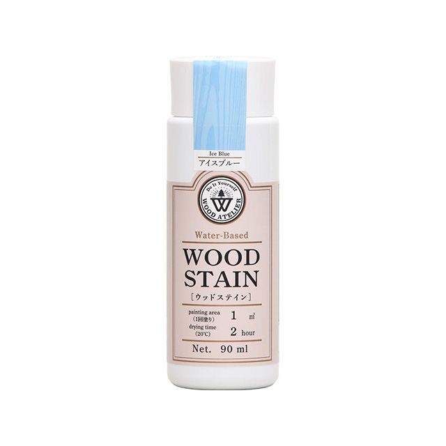 ●メーカー名：和信ペイント / Washi Paint(ワシンペイント)●商品名：＃800605 Wood Atelier ウッドステイン WS-05 90ml（アイスブルー）●メーカー品番：＃800605●JANコード：496540561...