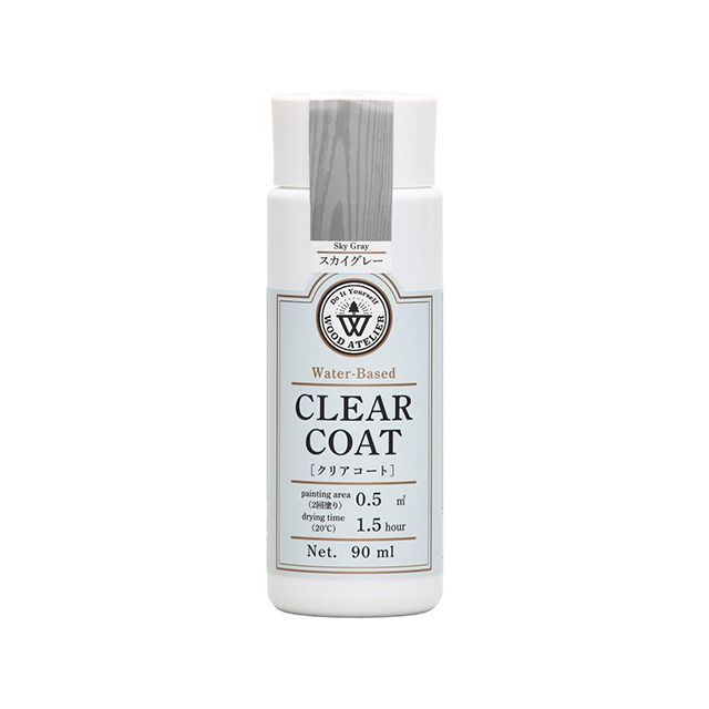 ●メーカー名：和信ペイント / Washi Paint(ワシンペイント)●商品名：＃800703 Wood Atelier クリアコート CC-03 90ml（スカイグレー）●メーカー品番：＃800703●JANコード：4965405612...