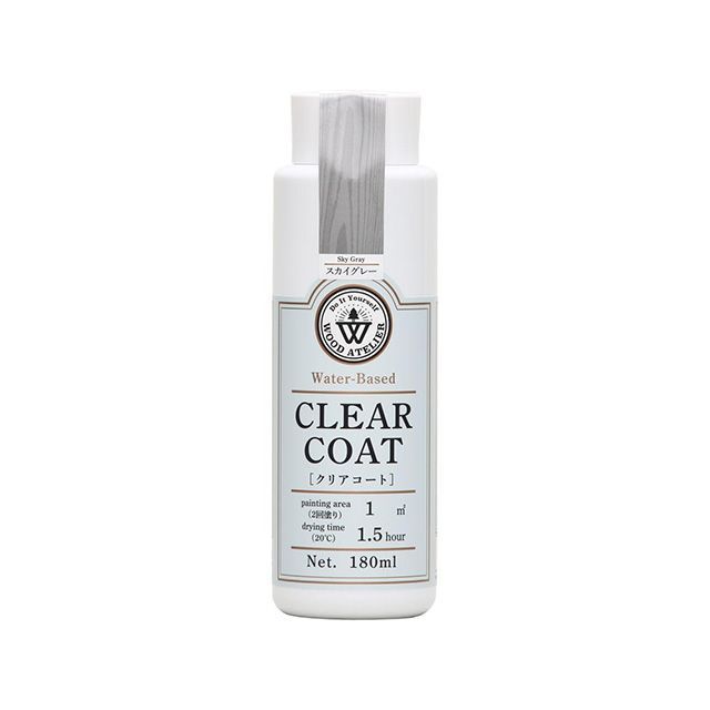 ●メーカー名：和信ペイント / Washi Paint(ワシンペイント)●商品名：＃800733 Wood Atelier クリアコート CC-03 180ml（スカイグレー）●メーカー品番：＃800733●JANコード：496540561...