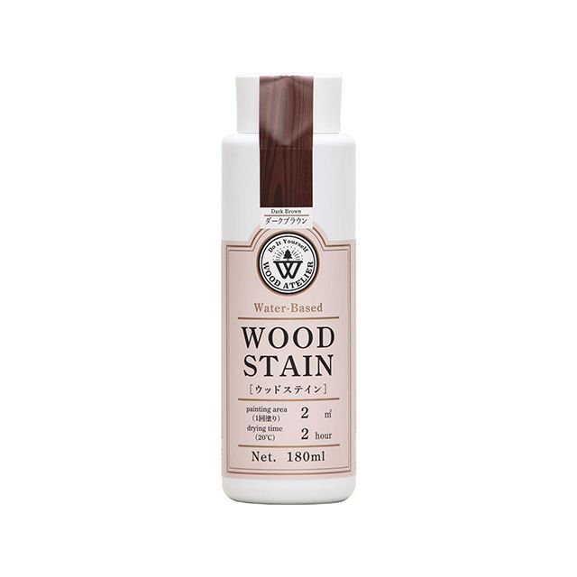 ●メーカー名：和信ペイント / Washi Paint(ワシンペイント)●商品名：＃800662 Wood Atelier ウッドステイン WS-12 180ml（ダークブラウン））●メーカー品番：＃800662●JANコード：496540...