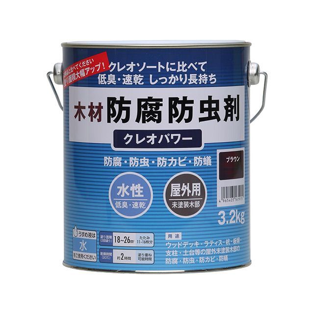 ●メーカー名：和信ペイント / Washi Paint(ワシンペイント)●商品名：＃800353 クレオパワー 3.2kg（ブラウン）●メーカー品番：＃800353●JANコード：4965405161915商品の保証は、メーカー保証書の内容...