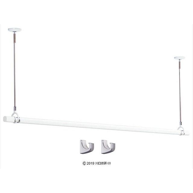 ●メーカー名：川口技研 / Kawaguchigiken(カワグチギケン)●商品名：HQSS-15 ホスクリーン 室内用天井付スポット型 物干竿&専用フックセット HQS型●メーカー品番：HQSS-15●JANコード：49717710493...