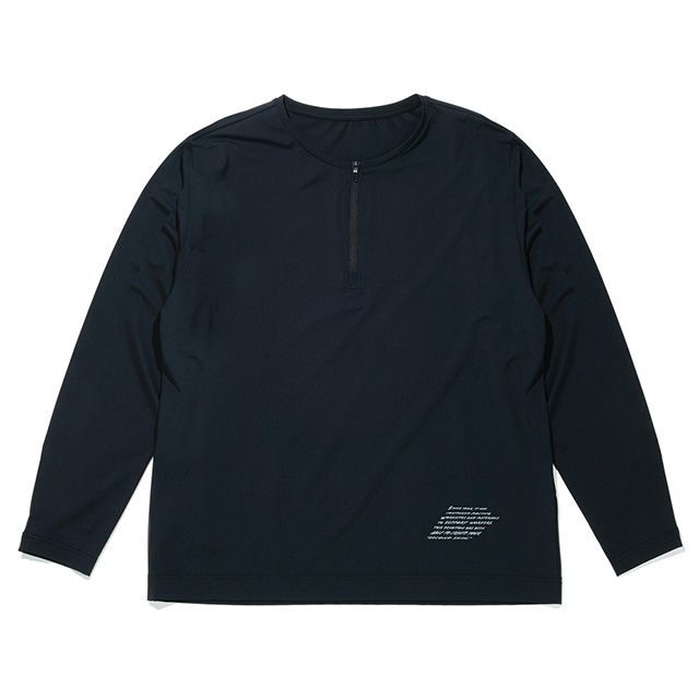 ●メーカー名：おたふく手袋 / OTAFUKU GLOVE(オタフクグローブ)●商品名：JW-743 BODY TOUGHNESS ゆったりストレッチ冷感 ロングスリーブ ハーフジップ クルーネックシャツ（ブラック）●サイズ 3L・サイズ：...