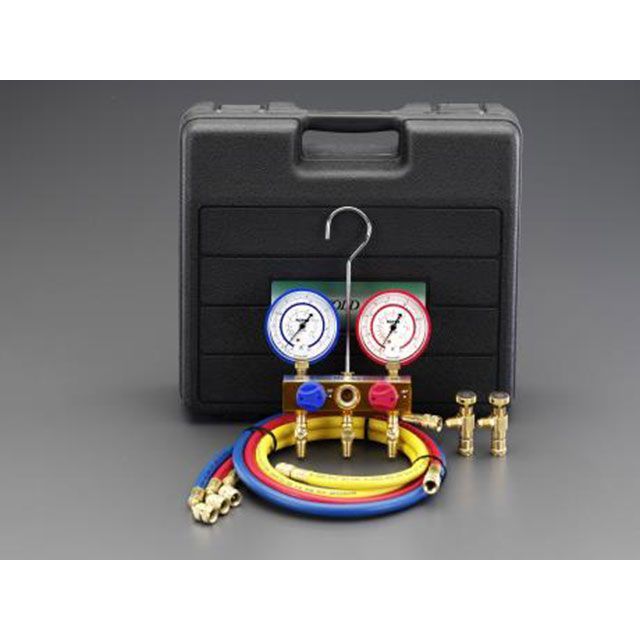●メーカー名：エスコ / ESCO●商品名：R404A・R407C ボールバルブ式ゲージマニホールド●メーカー品番：EA101LR-1●JANコード：4518340516083商品の保証は、メーカー保証書の内容に準じます。圧力範囲（MPa）...