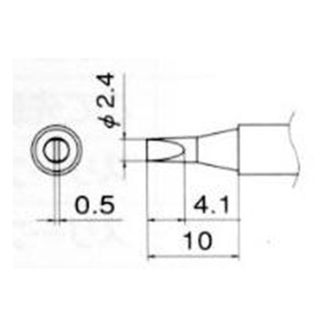 ●メーカー名：エスコ / ESCO●商品名：2.4mm 交換用こて先●メーカー品番：EA304AG-14●JANコード：4518340691285商品の保証は、メーカー保証書の内容に準じます。こて先：φ2.4mm先端長：10mmEA304A...