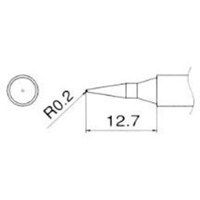 ●メーカー名：エスコ / ESCO●商品名：R0.2mm 交換用こて先●メーカー品番：EA304AG-22●JANコード：4518340691377商品の保証は、メーカー保証書の内容に準じます。こて先：R0.2mm先端長：12.7mmEA3...