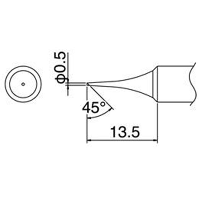 ●メーカー名：エスコ / ESCO●商品名：φ0.5mm こて先（EA304HD-50B・-50C用）●メーカー品番：EA304HD-3●JANコード：4548745832488商品の保証は、メーカー保証書の内容に準じます。こて先：φ0.5...