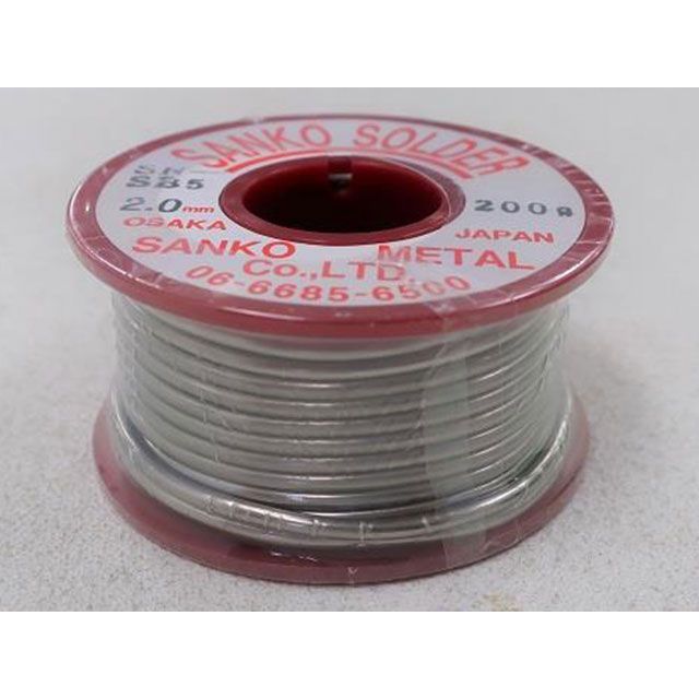 ●メーカー名：エスコ / ESCO●商品名：2.0mm/200g 銅管ソルダー●メーカー品番：EA310B-2●JANコード：4518340874336商品の保証は、メーカー保証書の内容に準じます。容量：1巻きあたり200g線径：2.0mm...