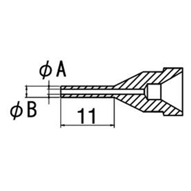 ●メーカー名：エスコ / ESCO●商品名：φ1.0/φ2.3mm 交換用ノズル（EA323MA-1A用）●メーカー品番：EA323MA-23●JANコード：4550061043554商品の保証は、メーカー保証書の内容に準じます。内径：1....