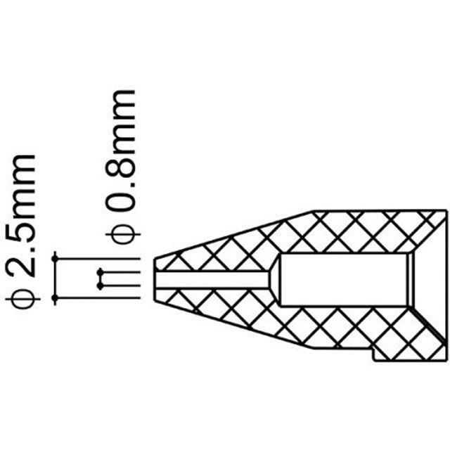 ●メーカー名：エスコ / ESCO●商品名：φ0.8/φ2.5mm 交換ノズル（EA323MB-1、2用）●メーカー品番：EA323MB-13●JANコード：4550061044650商品の保証は、メーカー保証書の内容に準じます。内径：0....