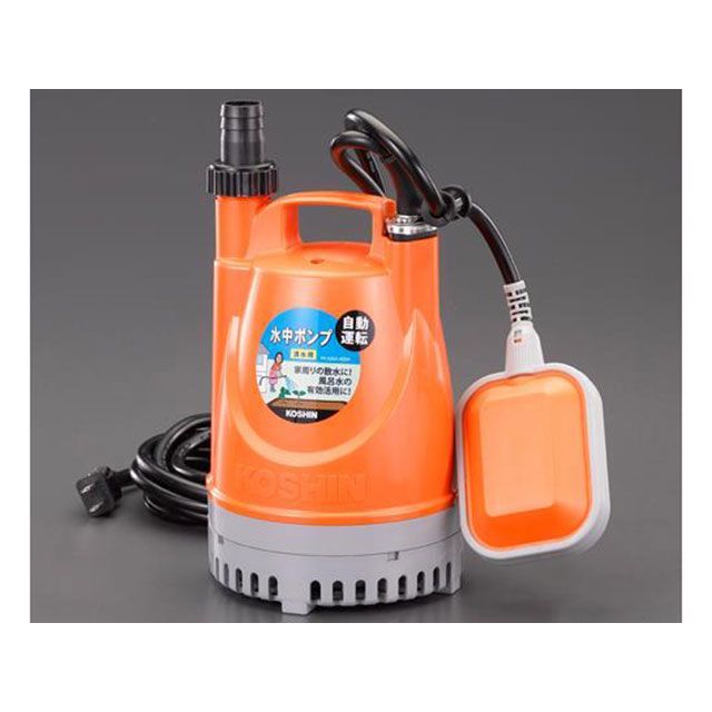 ●メーカー名：エスコ / ESCO●商品名：AC100V（60Hz）/25mm 水中ポンプ（清水用/オート）●メーカー品番：EA345EL-6●JANコード：4550061018538商品の保証は、メーカー保証書の内容に準じます。周波数：6...