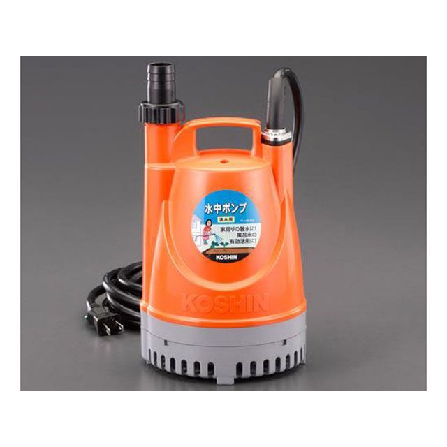 ●メーカー名：エスコ / ESCO●商品名：AC100V（60Hz）/25mm 水中ポンプ（清水用）●メーカー品番：EA345EL-60●JANコード：4550061018545商品の保証は、メーカー保証書の内容に準じます。周波数：60Hz...
