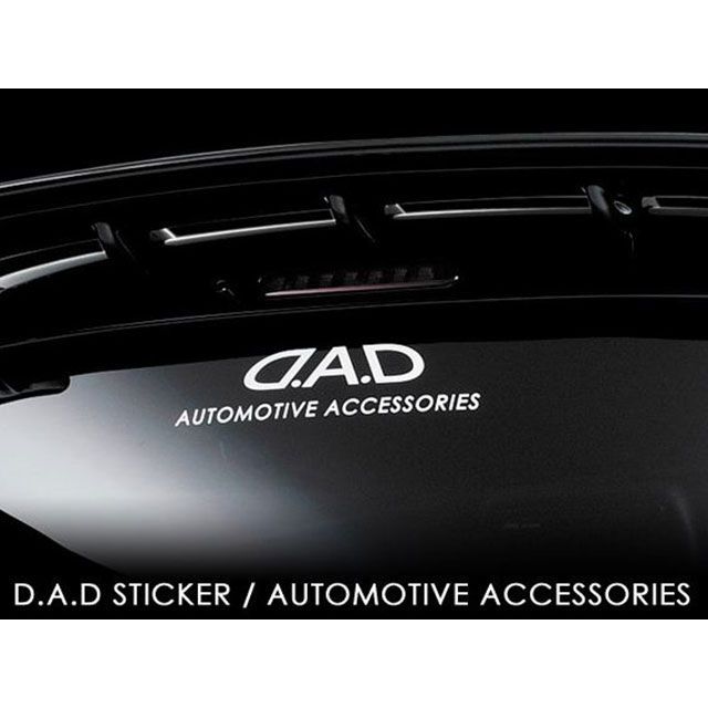 ●メーカー名：DAD(ディーエーディー)●商品名：DADオートモーティブアクセサリーズステッカー（ホワイト）●サイズ 310mm・サイズ：70mmはこちら・サイズ：155mmはこちら・サイズ：210mmはこちら・サイズ：265mmはこちら●...