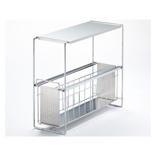 ●メーカー名：ヨシカワ / YOSHIKAWA●商品名：シンク下スライド収納1段幅15●メーカー品番：#1305692●JANコード：4979487200042商品の保証は、メーカー保証書の内容に準じます。カラー：シルバースライド式なので、...