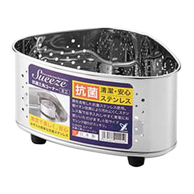 ●メーカー名：ヨシカワ / YOSHIKAWA●商品名：抗菌三角コーナーミニ●メーカー品番：SJ2425●JANコード：4979487924252商品の保証は、メーカー保証書の内容に準じます。銅を含有した抗菌ステンレス使用。銅イオン効果によ...