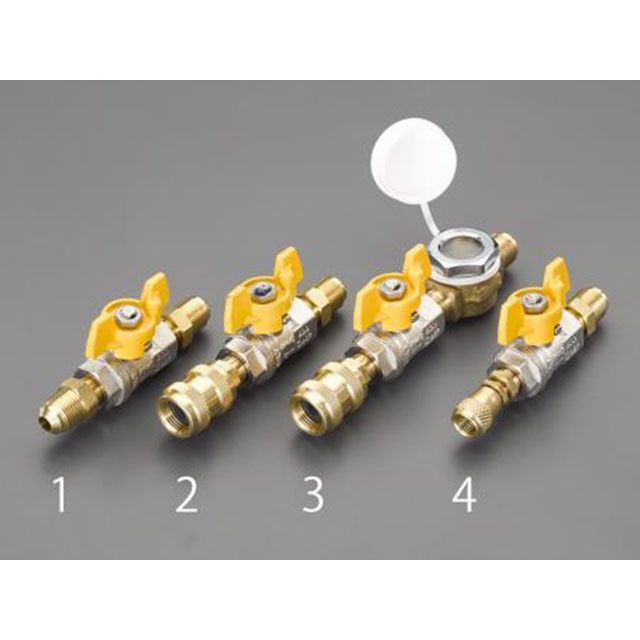 ●メーカー名：エスコ / ESCO●商品名：F3/8”×F1/4”ボールバルブ（サービス用）●メーカー品番：EA496EH-4●JANコード：4548745268676商品の保証は、メーカー保証書の内容に準じます。接続径（フレアー）：3／8...