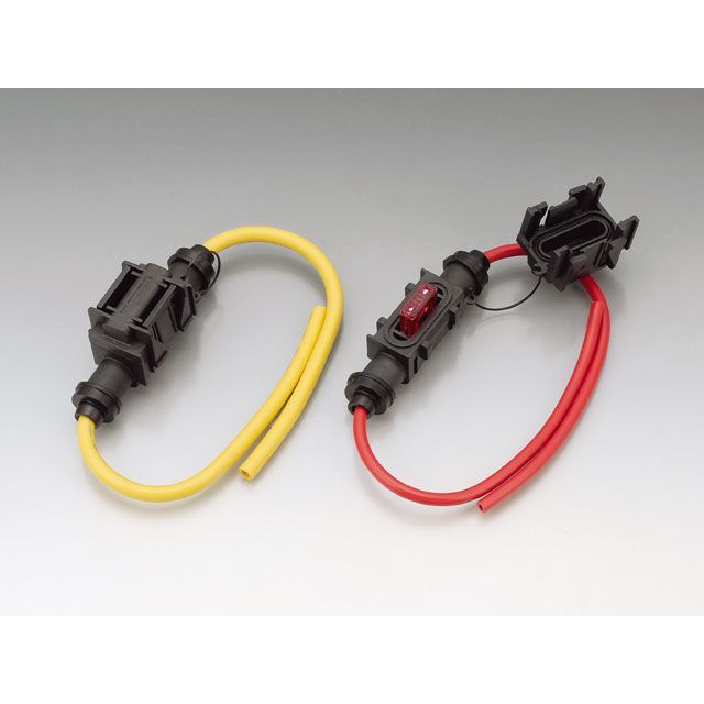 ●メーカー名：キジマ / KIJIMA●商品名：ヒューズホルダー ミニ平型（防滴）●仕様 30A/黄配線・仕様：5A/赤配線はこちら・仕様：7.5A/赤配線はこちら・仕様：10A/赤配線はこちら・仕様：15A/赤配線はこちら・仕様：20A/...