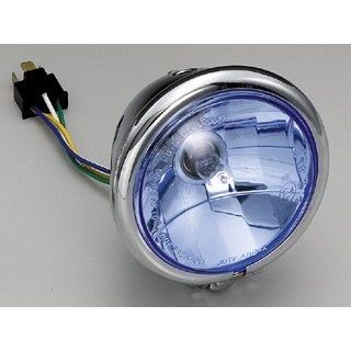 ●メーカー名：ハリケーン / HURRICANE●商品名：4.5ベーツタイプヘッドライト マルチリフレクター●カラー ブルーレンズ・カラー：クリアレンズはこちら●メーカー品番：HA5540BU●JANコード：4936887490718商品の...