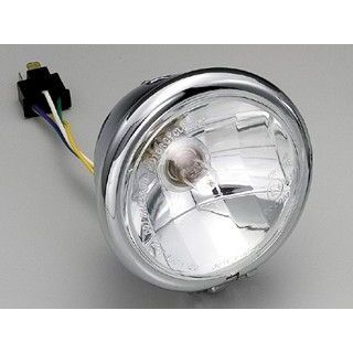 ●メーカー名：ハリケーン / HURRICANE●商品名：4.5ベーツタイプヘッドライト マルチリフレクター●カラー クリアレンズ・カラー：ブルーレンズはこちら●メーカー品番：HA5540CR●JANコード：4936887490701商品の...