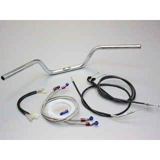 ●メーカー名：ハリケーン / HURRICANE●商品名：POLICE3型 ハンドルキット（フルステンレス製ブレーキホース仕様）●メーカー品番：HBK626S-01●JANコード：4936887004908商品の保証は、メーカー保証書の内容...