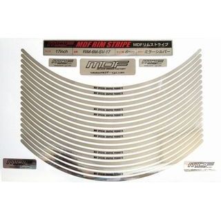 ●メーカー名：エムディーエフ / MDF●商品名：ミラーリムストライプ（ロゴ文字あり）●ライン幅 6ミリ ホイールサイズ 11インチ カラー ミラーシルバー●メーカー品番：RIM-6M-SV-11●JANコード：4580394126358●...