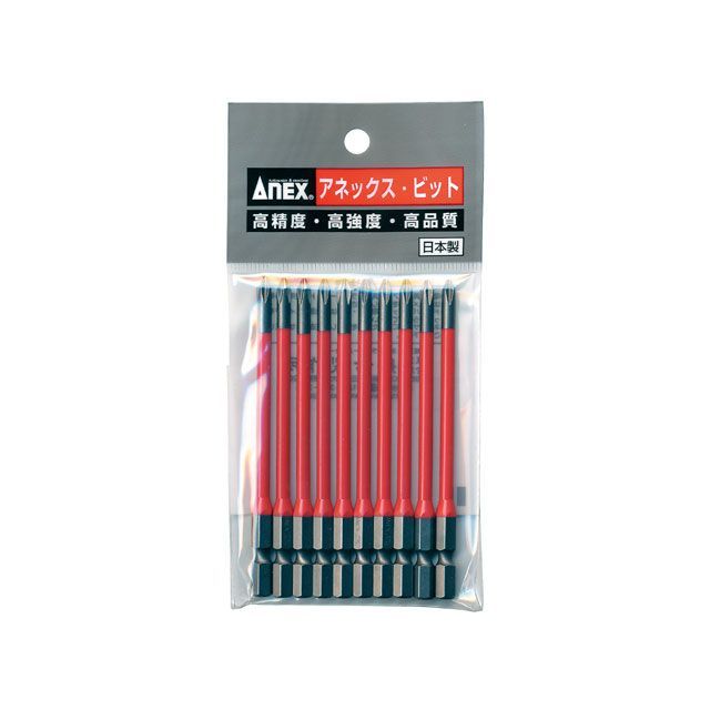 ●メーカー名：アネックス / ANEX●商品名：AC-16M-1X65 カラービット10本段付（＋）1X65●メーカー品番：AC-16M-1X65●JANコード：4962485430214商品の保証は、メーカー保証書の内容に準じます。入組本...