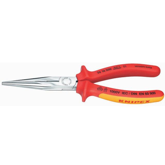 ●メーカー名：クニペックス / KNIPEX●商品名：2616-200 絶縁先長ラジオペンチ 1000V（SB）●メーカー品番：・2616-200●JANコード：4003773010906商品の保証は、メーカー保証書の内容に準じます。仕様■...