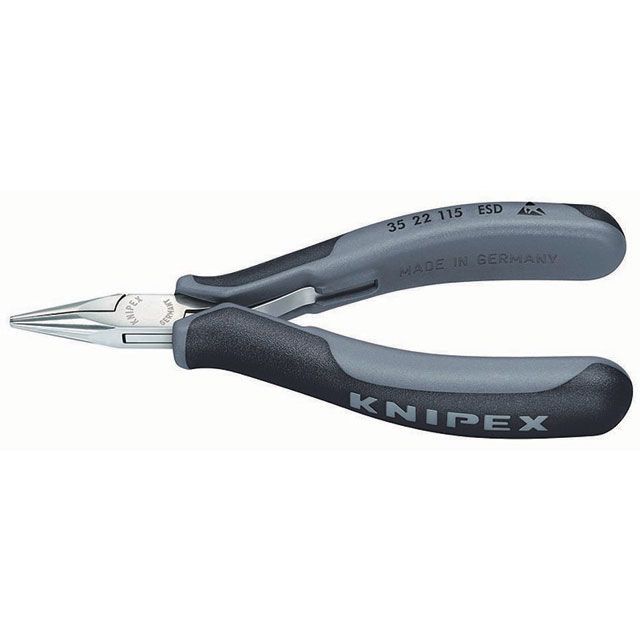 ●メーカー名：クニペックス / KNIPEX●商品名：3522-115ESD エレクトロニクスプライヤー（SB）●メーカー品番：・3522-115ESD●JANコード：4003773027867商品の保証は、メーカー保証書の内容に準じます。...
