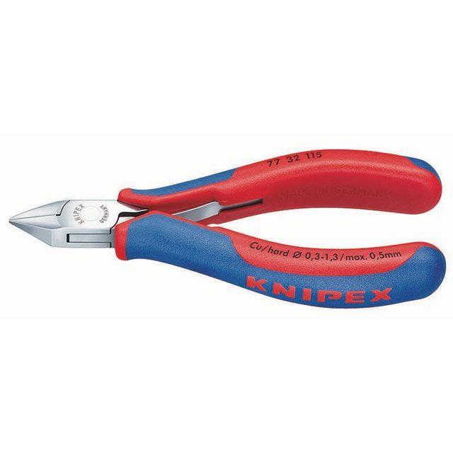 ●メーカー名：クニペックス / KNIPEX●商品名：7732-115 エレクトロニクスニッパー（SB）●メーカー品番：・7732-115●JANコード：4003773013952商品の保証は、メーカー保証書の内容に準じます。仕様■切断能力...