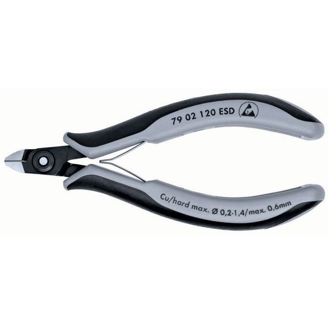 ●メーカー名：クニペックス / KNIPEX●商品名：7902-120ESD エレクトロニクスニッパー●メーカー品番：・7902-120ESD●JANコード：4003773061595商品の保証は、メーカー保証書の内容に準じます。仕様■切断...