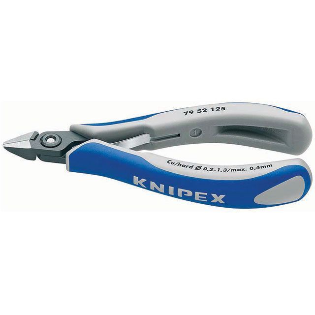 ●メーカー名：クニペックス / KNIPEX●商品名：7952-125 エレクトロニクスニッパー●メーカー品番：・7952-125●JANコード：4003773065135商品の保証は、メーカー保証書の内容に準じます。仕様■切断能力（軟線・...