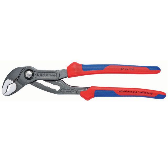 ●メーカー名：クニペックス / KNIPEX●商品名：8702-250 コブラ ウォーターポンププライヤー●メーカー品番：・8702-250●JANコード：4003773040316商品の保証は、メーカー保証書の内容に準じます。仕様■パイプ...