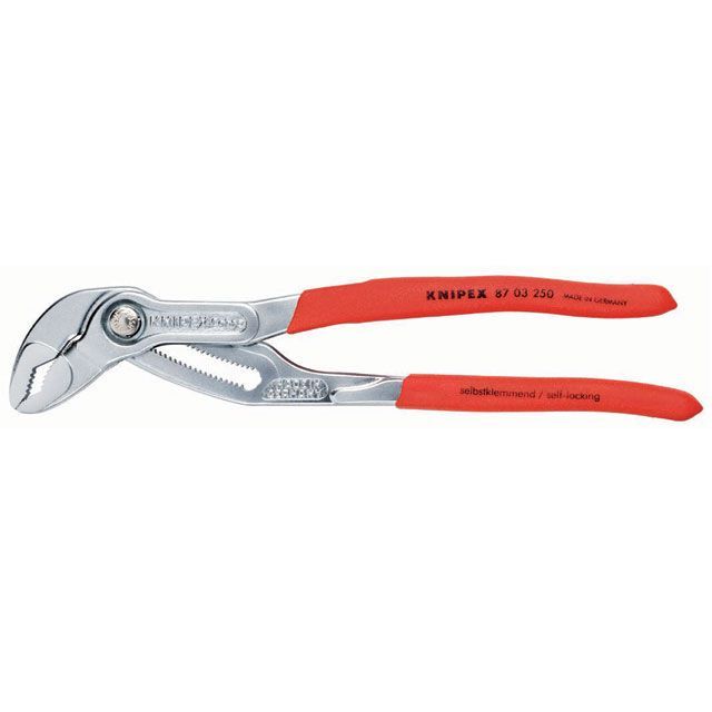 ●メーカー名：クニペックス / KNIPEX●商品名：8703-300 コブラ ウォーターポンププライヤー（SB）●メーカー品番：・8703-300●JANコード：4003773034285商品の保証は、メーカー保証書の内容に準じます。仕様...