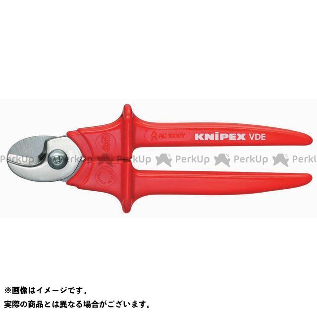 ●メーカー名：クニペックス / KNIPEX●商品名：9506-230 絶縁ケーブルカッター 1000V●メーカー品番：・9506-230●JANコード：4003773006305商品の保証は、メーカー保証書の内容に準じます。仕様■切断能力...