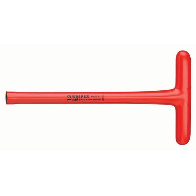 ●メーカー名：クニペックス / KNIPEX●商品名：9805-13 絶縁T型ソケットレンチ 1000V●メーカー品番：・9805-13●JANコード：4003773026273商品の保証は、メーカー保証書の内容に準じます。仕様■サイズ（m...