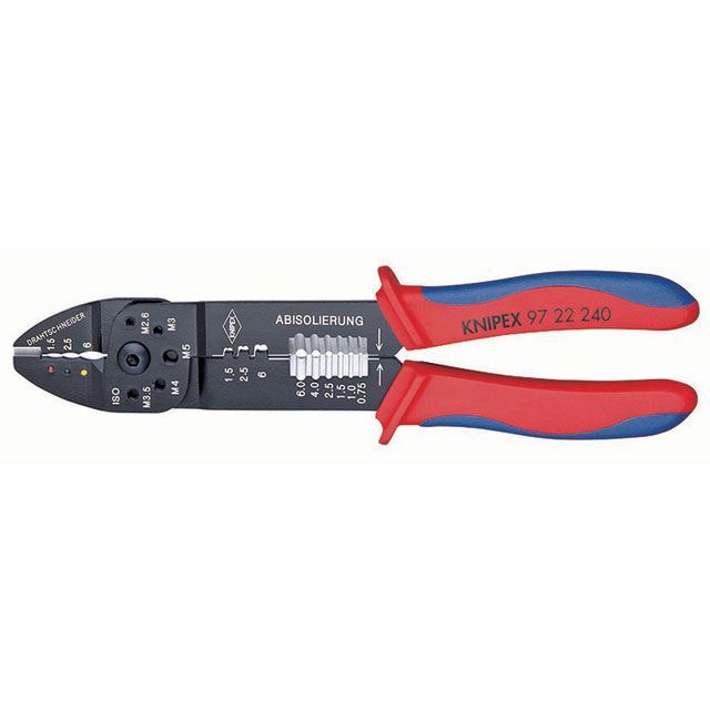 ●メーカー名：クニペックス / KNIPEX●商品名：9722-240 クリンピングプライヤー（SB）●メーカー品番：・9722-240●JANコード：4003773070733商品の保証は、メーカー保証書の内容に準じます。仕様■クリンピン...