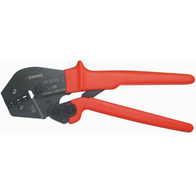 ●メーカー名：クニペックス / KNIPEX●商品名：9752-05 圧着ペンチ（SB）●メーカー品番：・19115●JANコード：4003773033301商品の保証は、メーカー保証書の内容に準じます。仕様■クリンピング能力（mm2）：0...