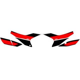 ●メーカー名：エムディーエフ / MDF●商品名：CRF250M（13-16） グラフィックキット アタッカーモデル レッドタイプ●タイプ サイドカバーセット・タイプ：コンプリートセットはこちら・タイプ：フロントフェンダーセットはこちら・タ...