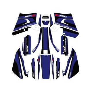 ●メーカー名：エムディーエフ / MDF●商品名：DT200WR 全年式 グラフィックキット アタッカーモデル ブルータイプ●タイプ コンプリートセット・タイプ：フロントフェンダーセットはこちら・タイプ：フォークガードセットはこちら・タイプ...