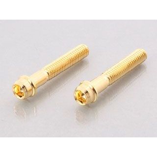 ●メーカー名：キタココンビニパーツ / K-CON●商品名：ビビッドボルト（24kコーティング） M6×P1.0●タイプ 50mm/半ネジ（2ヶ）・タイプ：28mm（2ヶ）はこちら・タイプ：35mm/半ネジ（2ヶ）はこちら・タイプ：45mm...