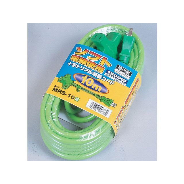 ●メーカー名：日動工業 / nichido(ニチドウコウギョウ)●商品名：MRS-10G 延長コード ソフトン 10M（若草）●メーカー品番：MRS-10G●JANコード：4937305007730商品の保証は、メーカー保証書の内容に準じま...